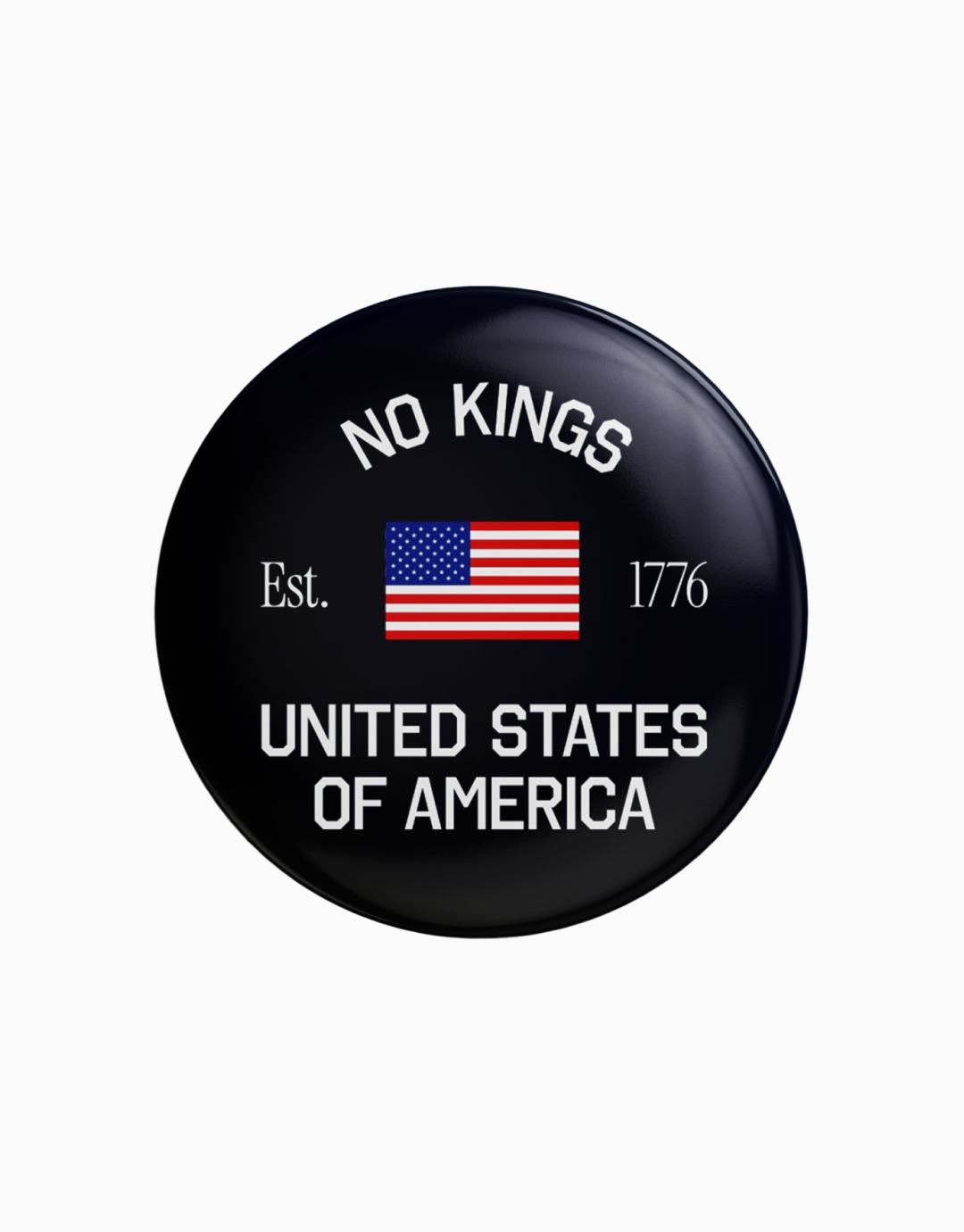 No Kings Button | Support Nonprofits Fighting Back | Social Goods