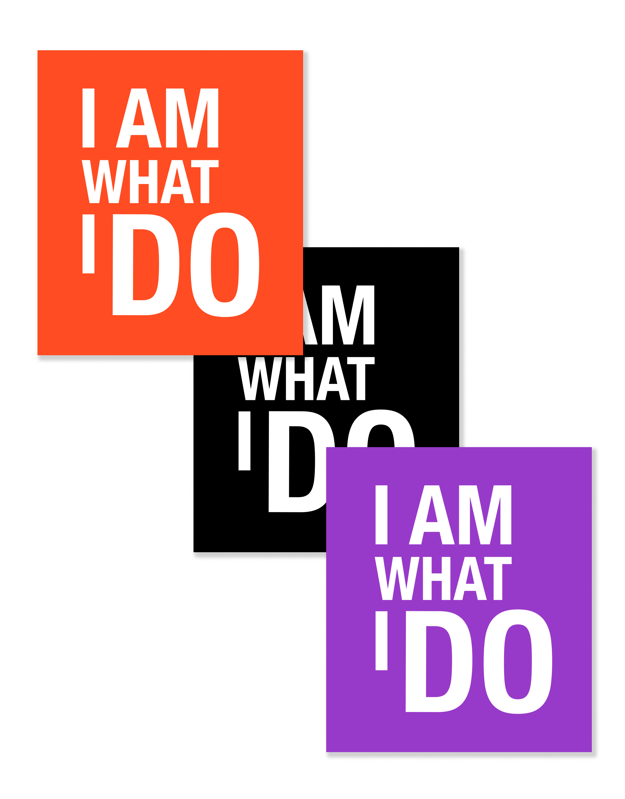 I Am What I Do Sticker Pack | prinkshop | Social Goods