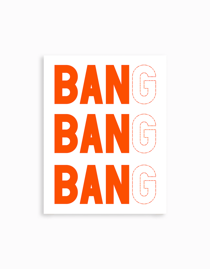 Ban Ban Ban Sticker | Support Everytown | Social Goods